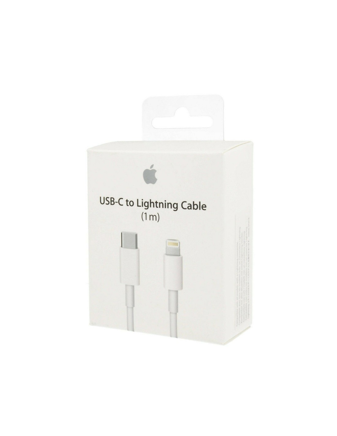 Apple : Cable de datos MM0A3ZM/A (USB-C / Lightning) 1m (blíster)